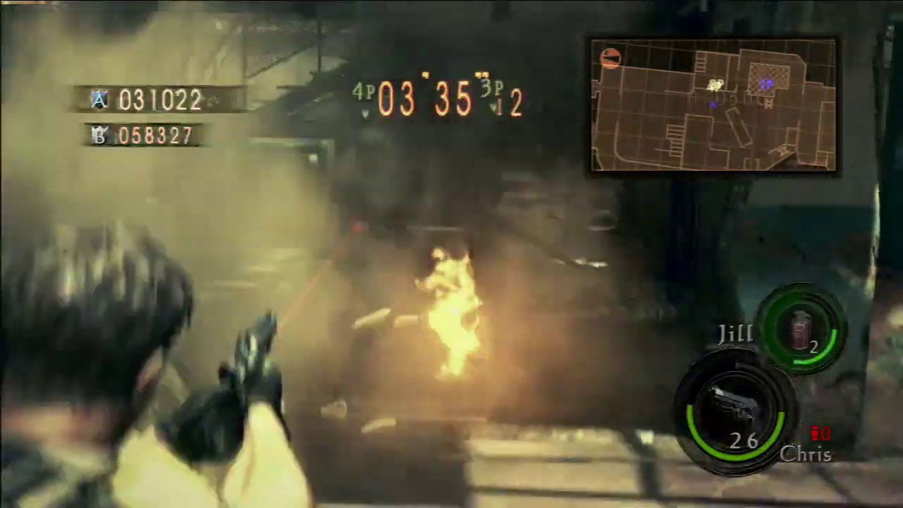 Resident Evil 5 versus mode(PS3) - YouTube