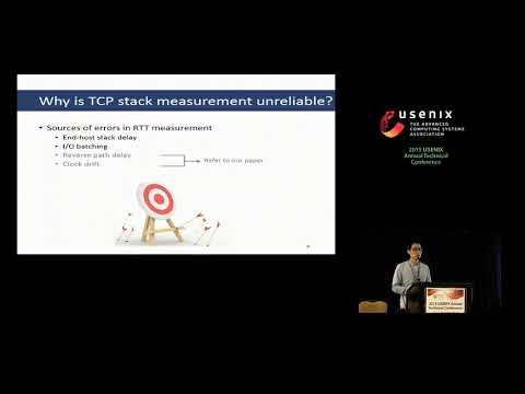 USENIX ATC '15 - Accurate Latency-based Congestion Feedback for Datacenters - YouTube
