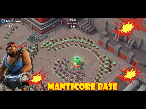 Boom Beach Manticore Base Takedown Attack Operation Deep Cut in just 6 ...