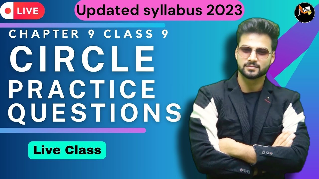 Practice Questions MCQ's (Part_7) | Circle | Chapter - 9 | Class 9th ...