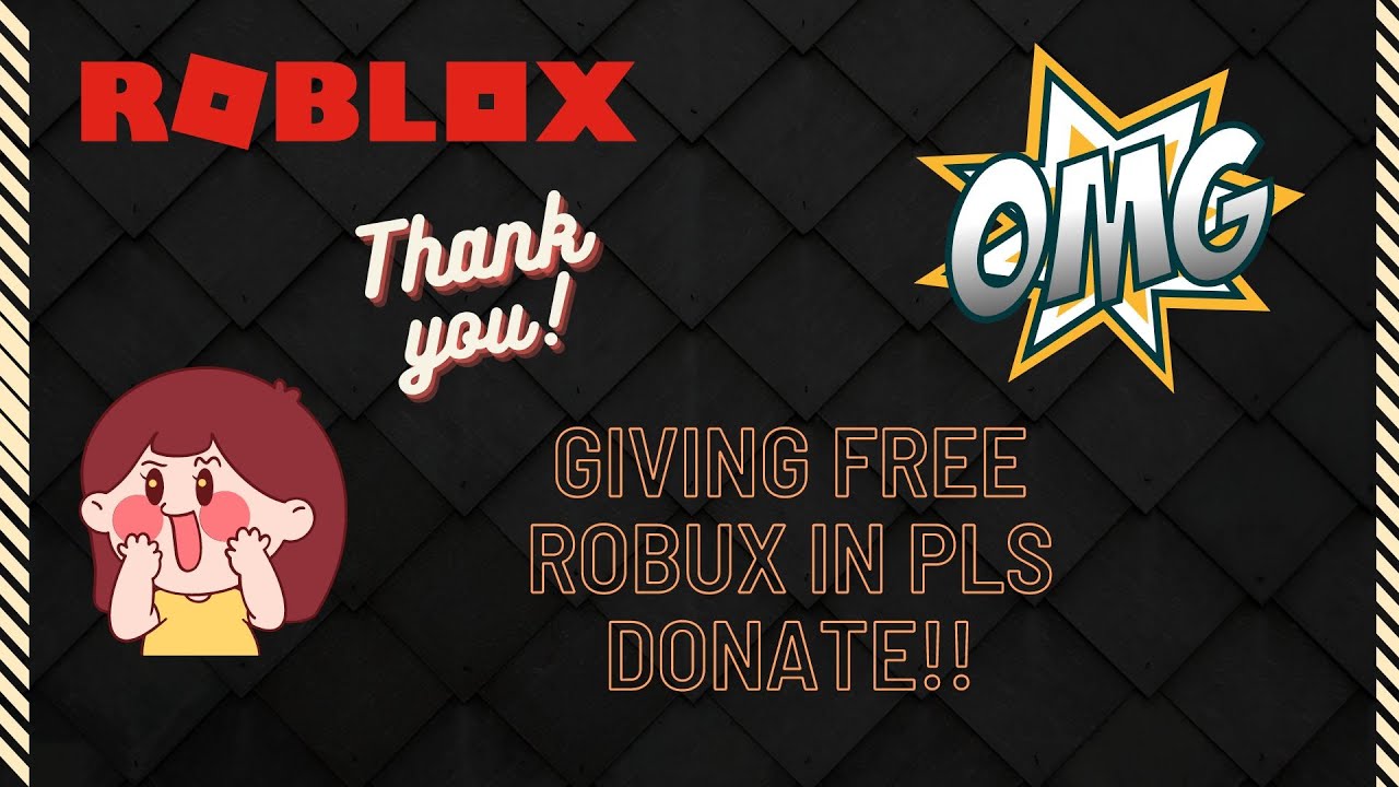 GIVING FREE ROBUX IN PLS DONATE TO PEOPLE!! | TheGamerManiac - YouTube