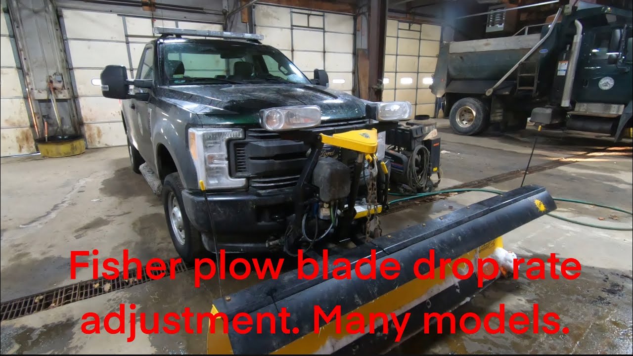 Fisher plow drop rate adjustment. sehp, insta act, hd2, mm1, mm2, and ...