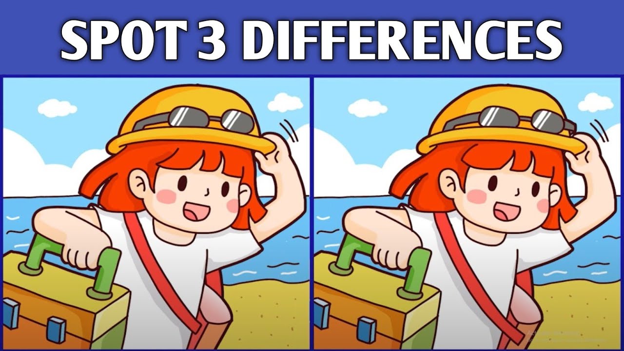 Spot 3 Differences | Spot 3 Difference Between two Images | Riddle Hunt ...