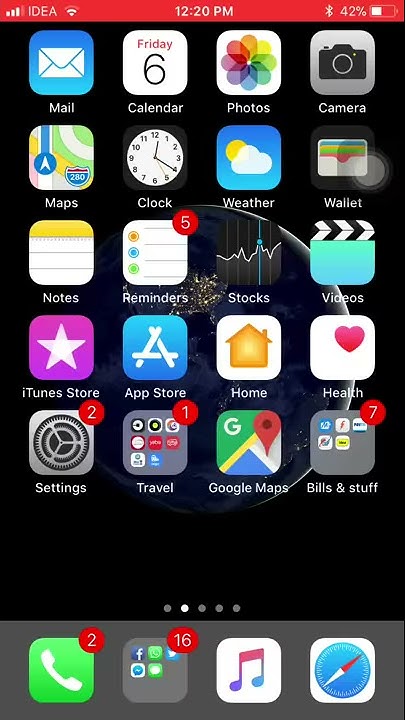 iOS 11 Dark mode Smart Invert Colours - YouTube