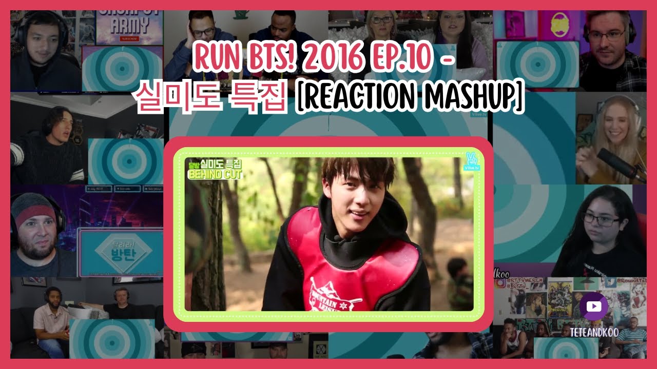 [BTS] Run BTS! EP.10 | Reaction mashup - YouTube