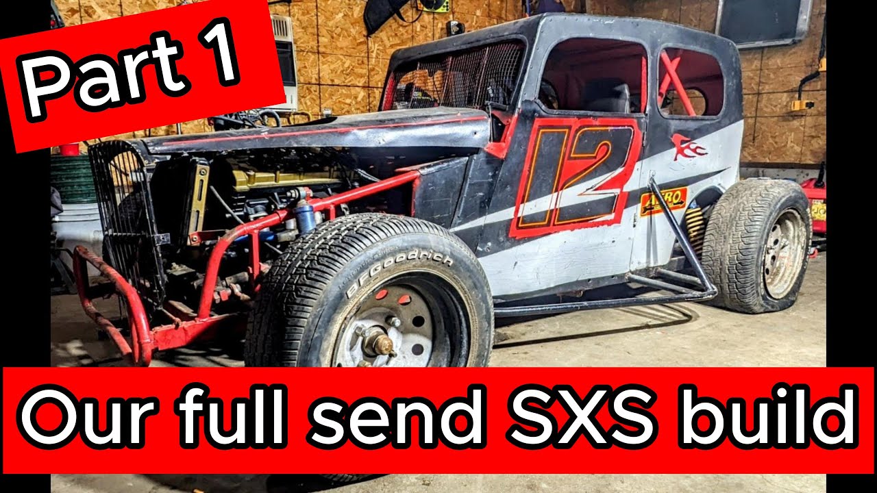 The start to our legend car transformation to an offroad unit! - YouTube