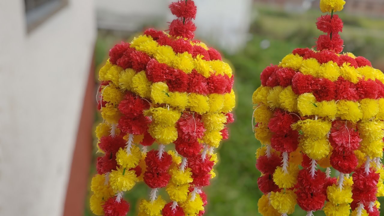 Diwali Decoration k liye Banaya Trending Flower Jhumar vo Sirf Rs95 me ...