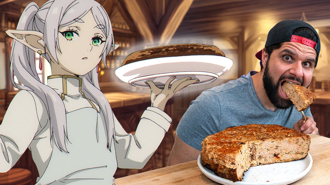 I Can't Get Enough of Frieren's Meat Cake - YouTube