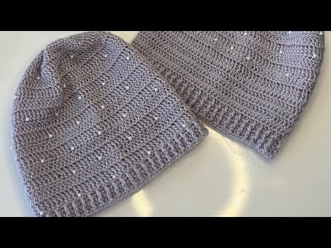 İncili Bere Yapımı Kolay Örgü Amazing Knit Knitting Tığ Örgüsü