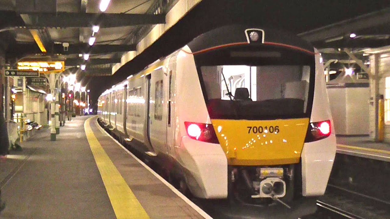 Brand New Thameslink Desiro City Class 700 - 700106 Departs Three ...