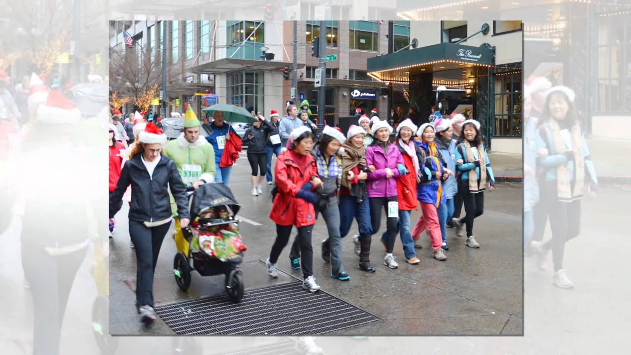 The 2014 Jingle Bell Run/Walk in Seattle - YouTube