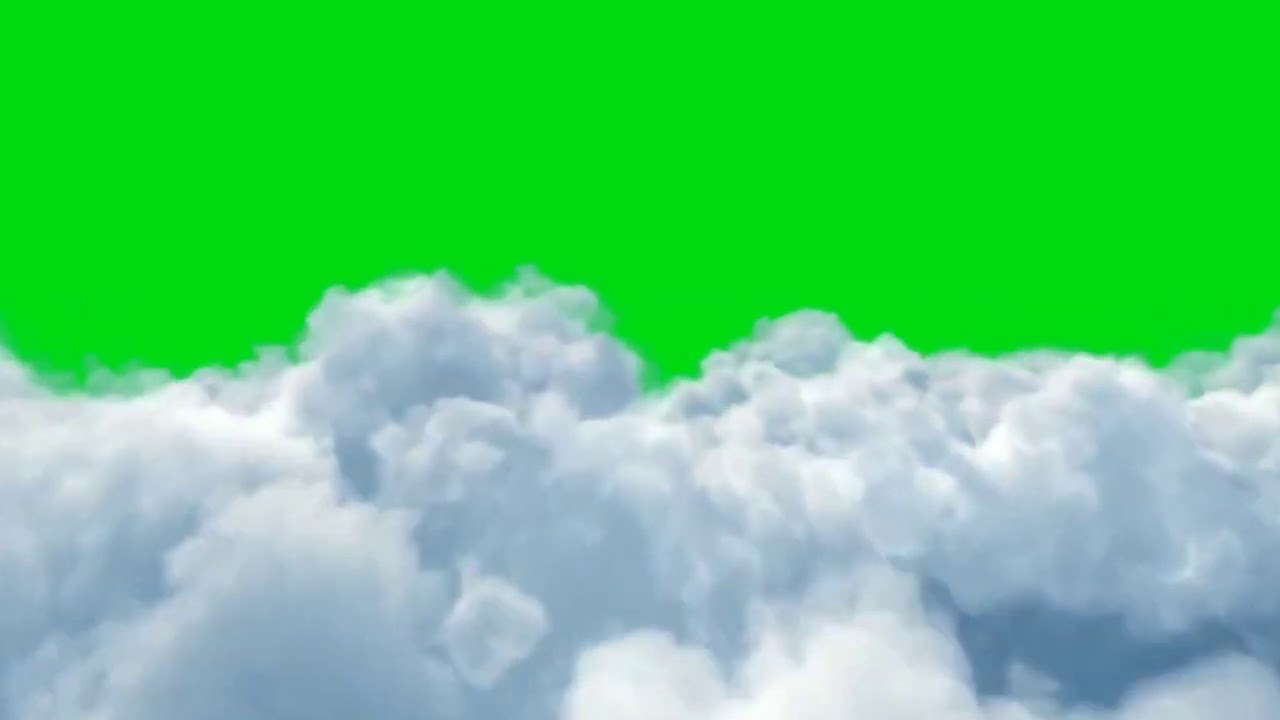 Green screen awan tebal - YouTube