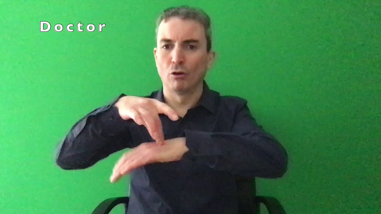 Doctor in Irish Sign Language - YouTube