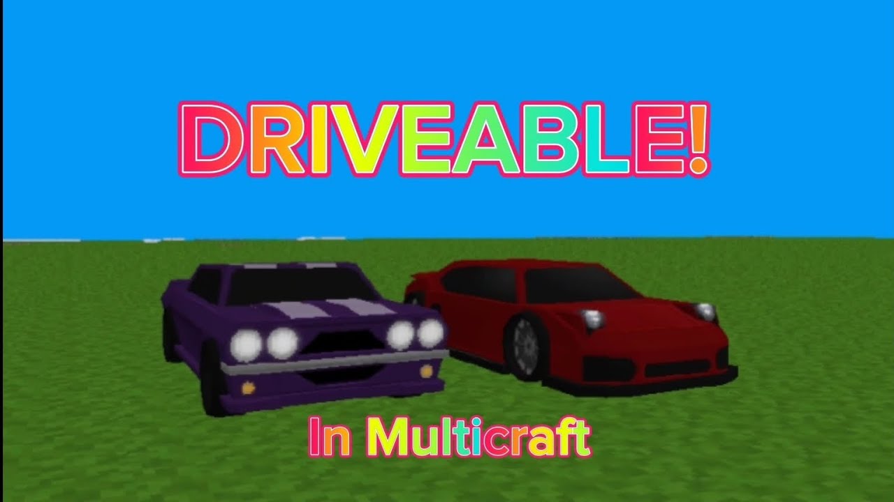 VEHICLE MOD IN MULTICRAFT! || Multicraft's new update 8 months ago ...