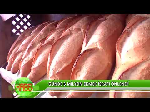 Günde 6 milyon ekmek israfı önlendi