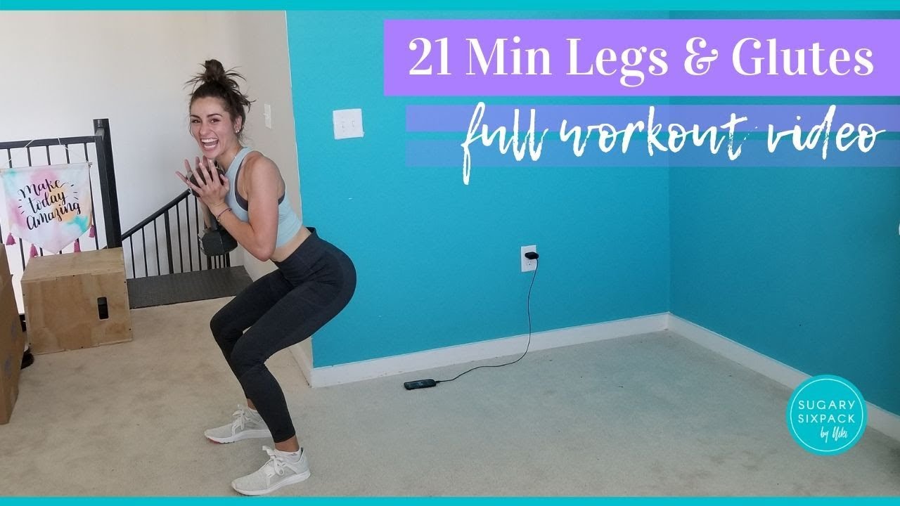 Lean Legs & LIfted Butt | SugarySixpack Home Workout - YouTube