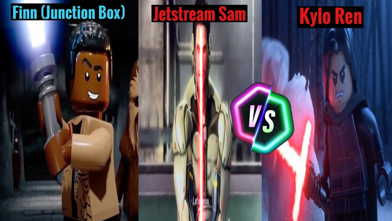 Lego Star Wars: TFA - Finn (Junction Box) & Jetstream Sam Vs Kylo Ren ...