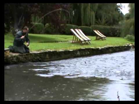 Fishing on the River Windrush at Old Swan and Minster Mill - YouTube