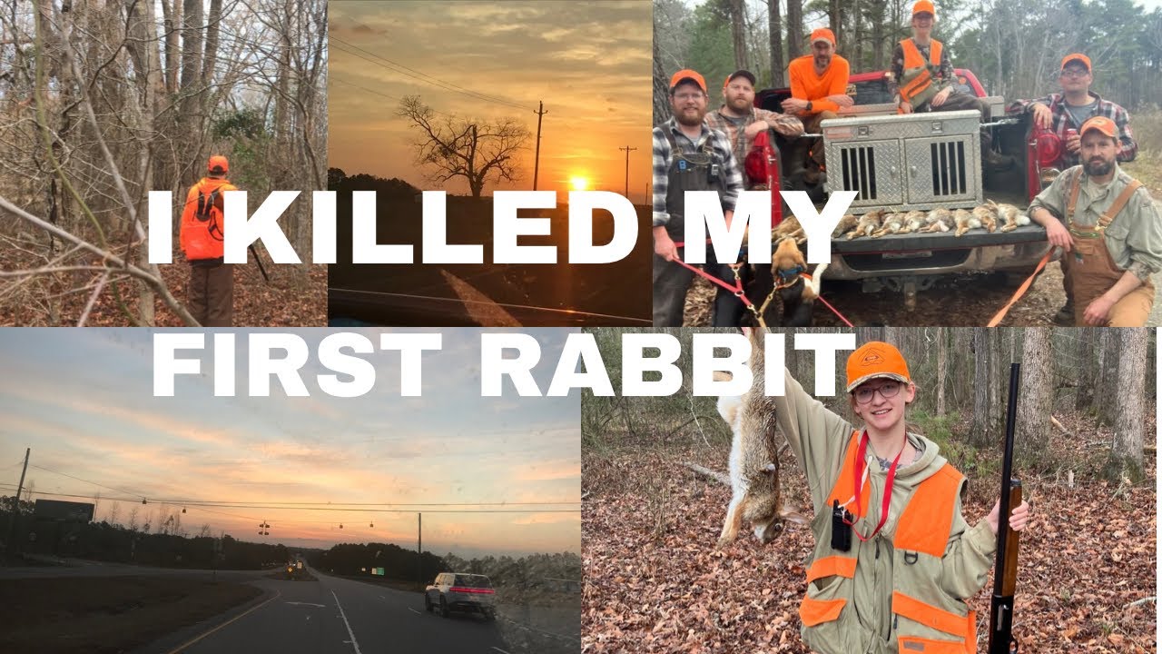 I KILLED MY FIRST RABBIT!!!! - YouTube
