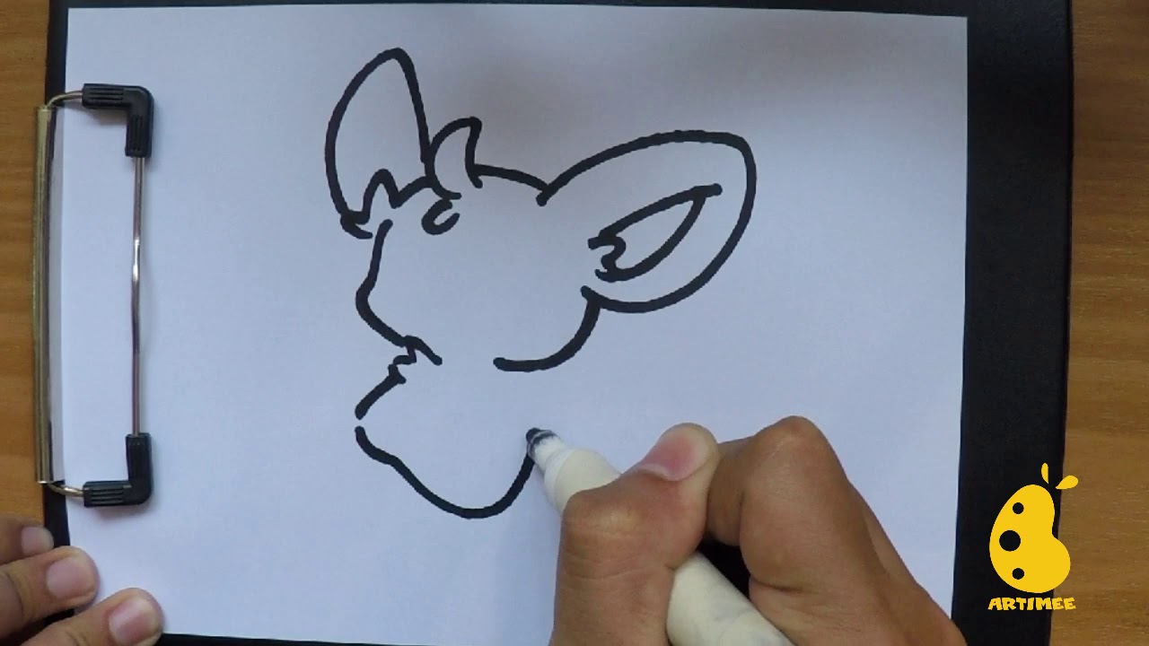 How to Draw minccino - YouTube