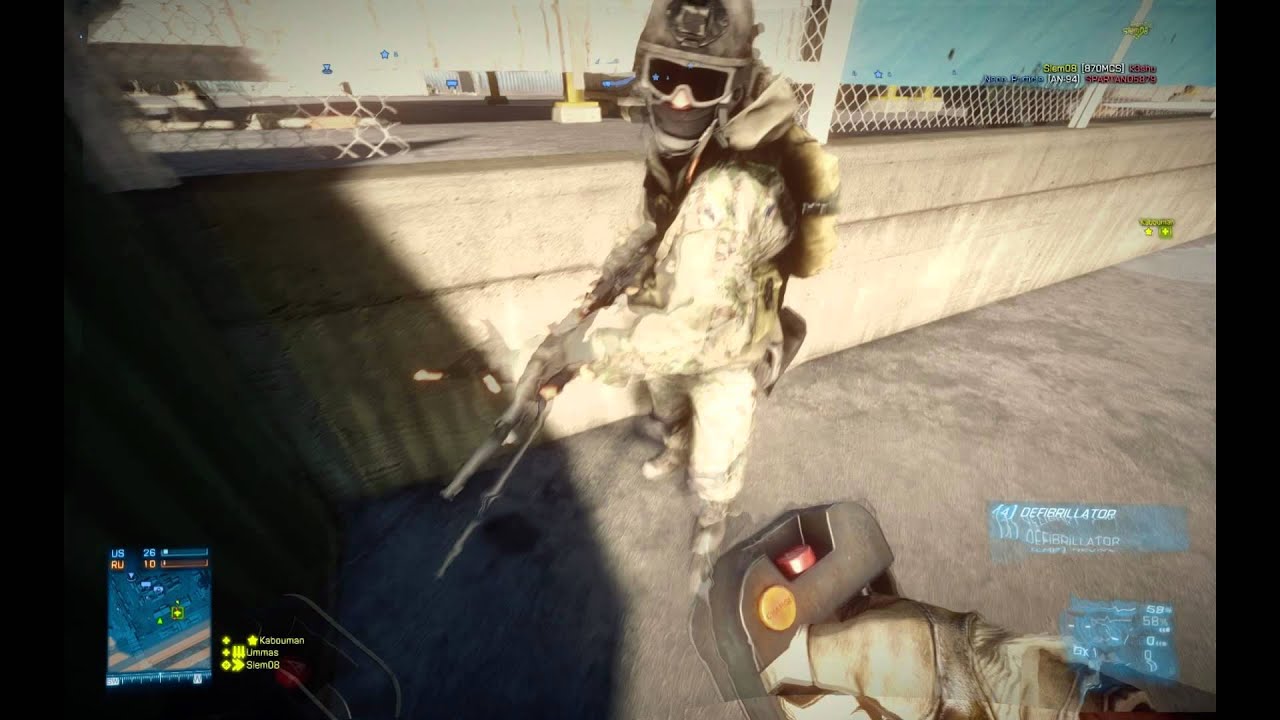Battlefield 3 | Defib Kill With Style - YouTube