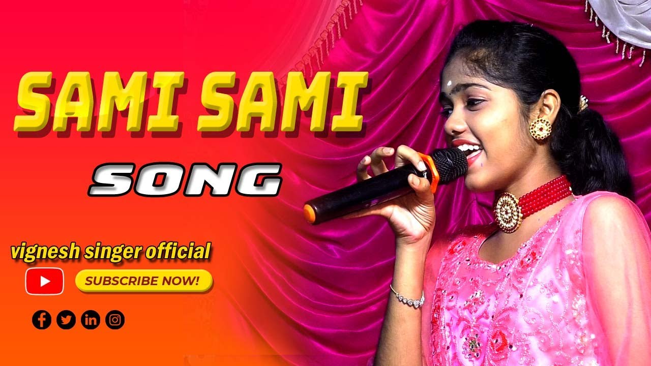 Pushpa: Saami Saami Song || DMV Vignesh Singer Official. - YouTube