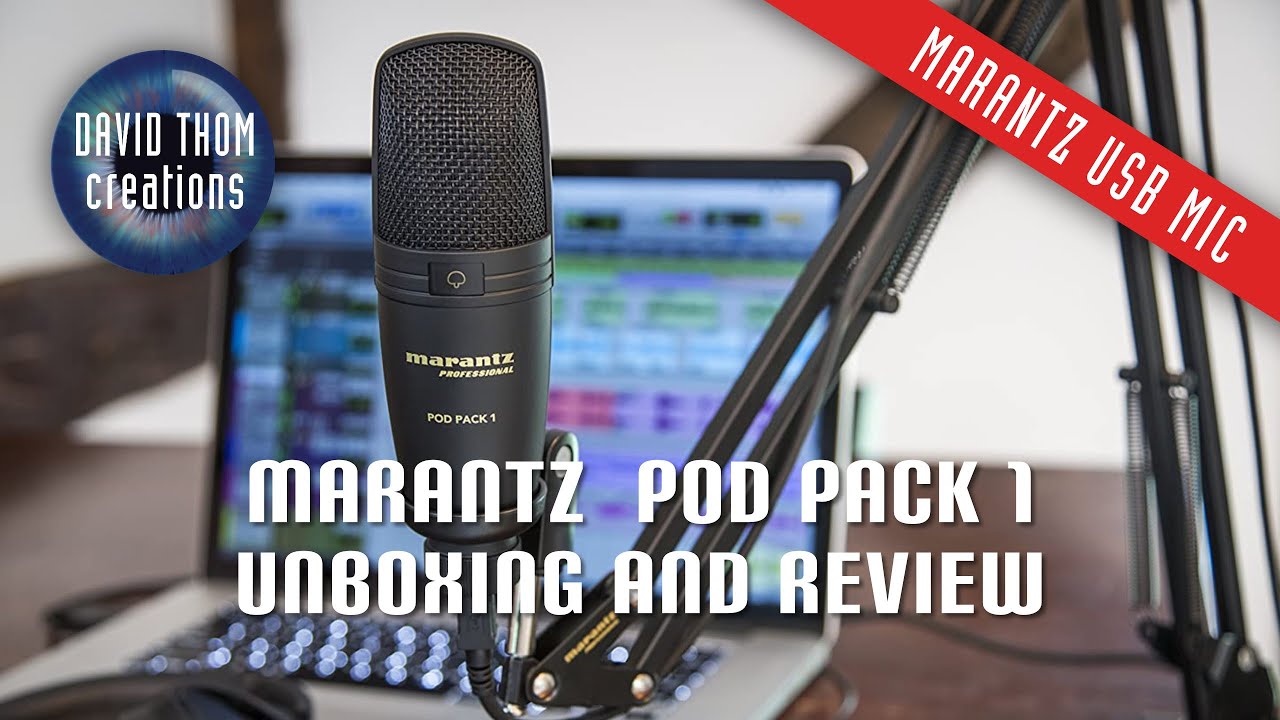 Marantz Pod Pack 1 USB Mic - Unboxing and Review - YouTube
