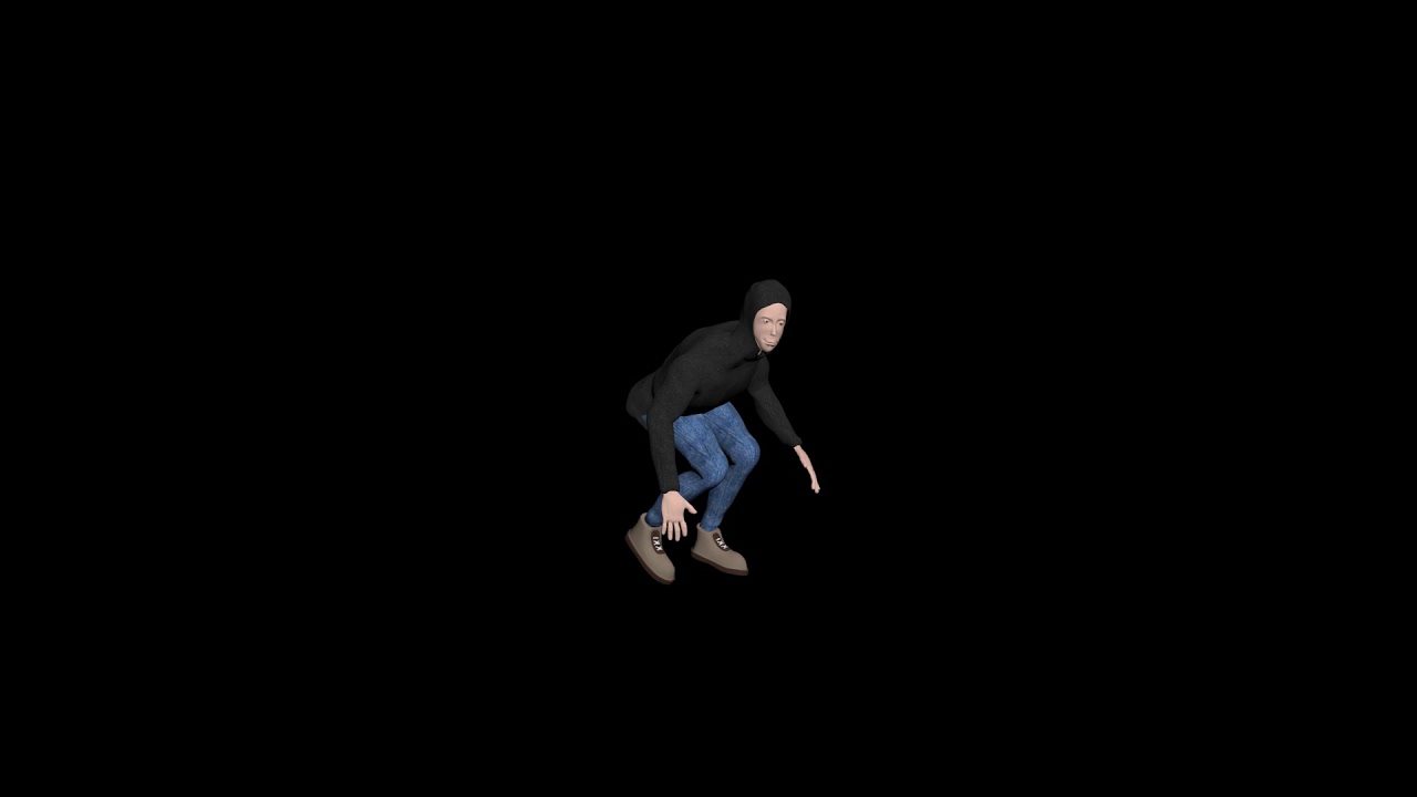 Character Crouch Animation - YouTube