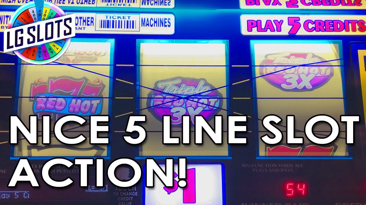 Triple Double Red Hot Sevens & Double Diamond - 5 Line Slots - YouTube