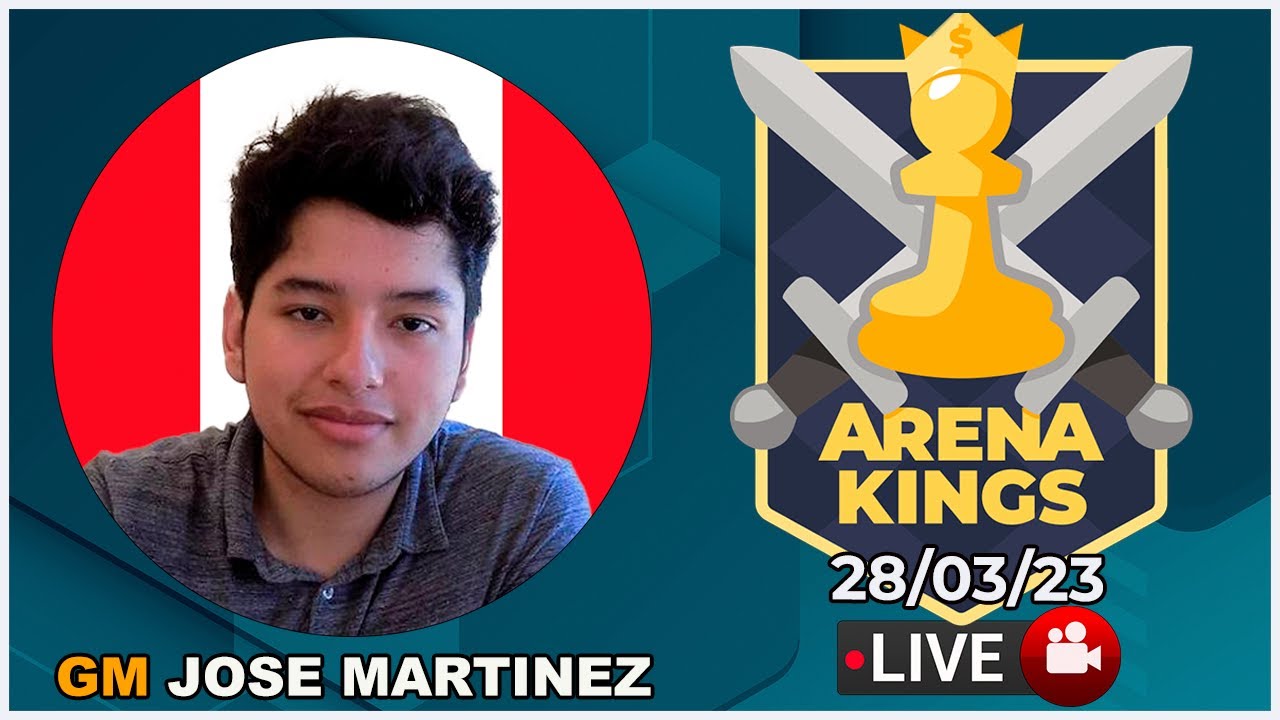 GM Jose Martinez Alcantara | ARENA KINGS March 29, 2023 | Chess.com ...