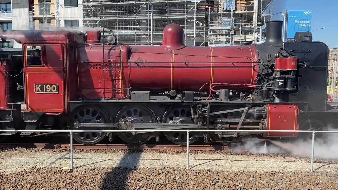 K Class Steam Locomotives at Essendon - YouTube