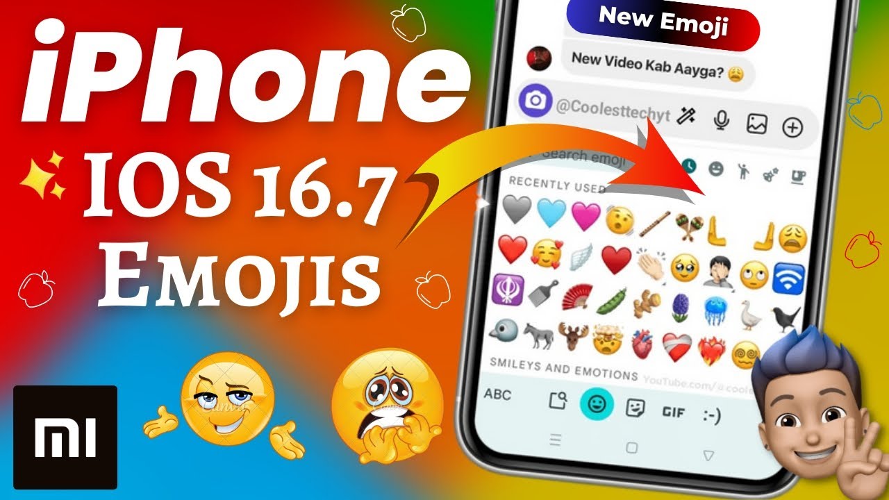IOS 16.7 Emojis On Xioami | Without Any App ⚡ Install Apple emojis ️‍🔥 ...