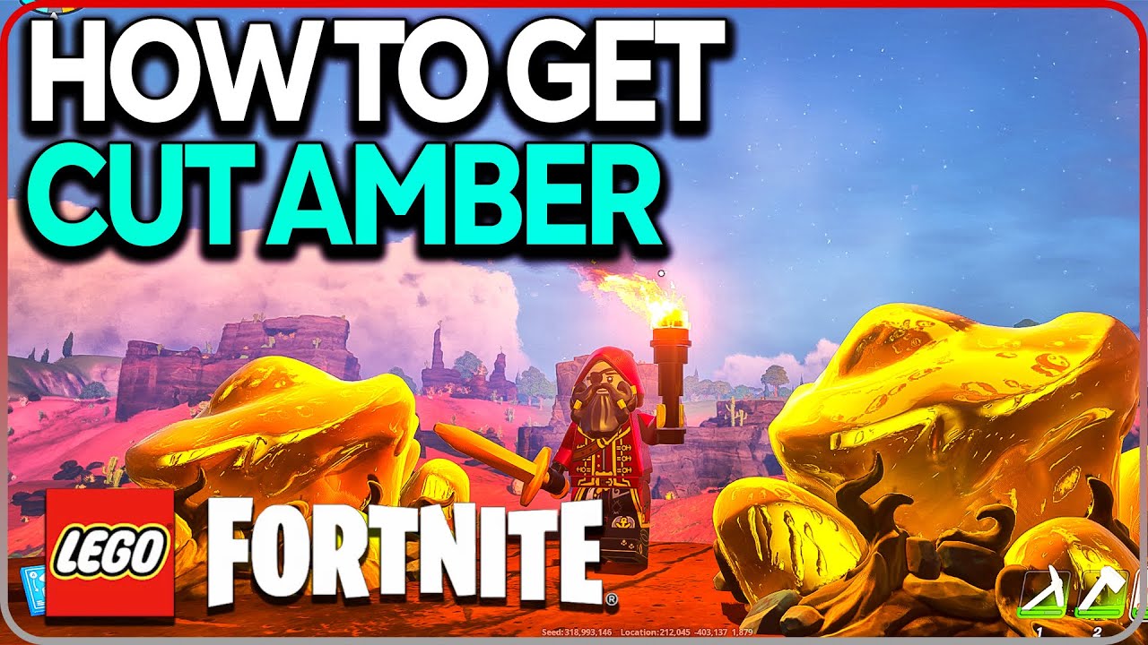 How to get Cut Amber Lego Fortnite - YouTube