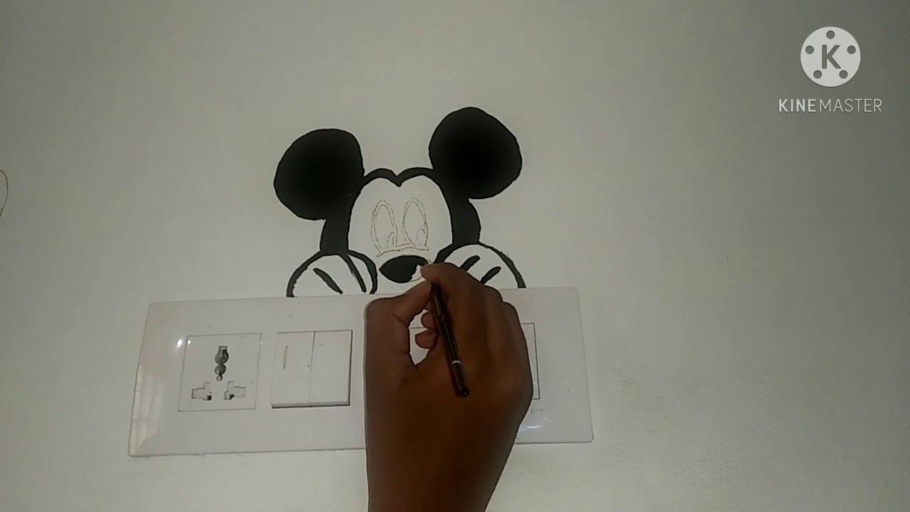 Micky mouse switchboard art/beautiful wall art - YouTube