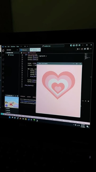 Drawing In Programming Programming Pythonprogramming Python Drawing Shorts Fyp برمجة