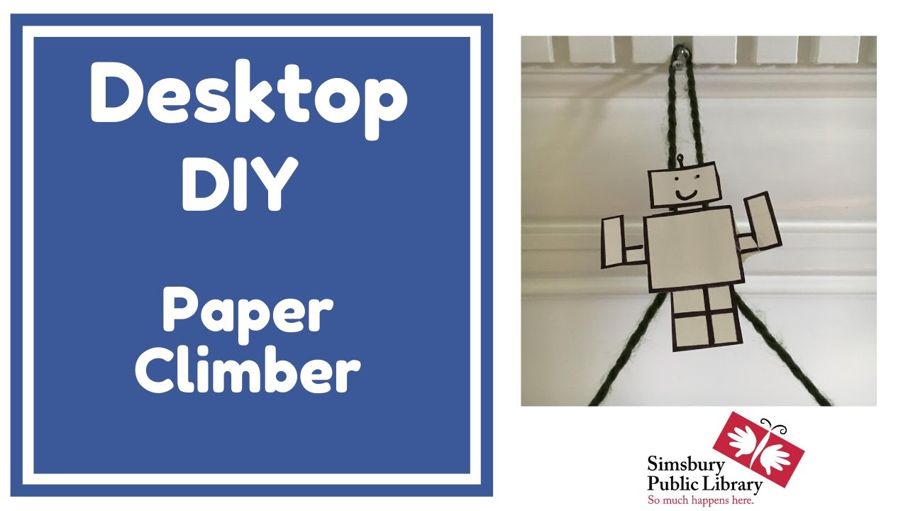 Desktop DIY: Paper Climber - YouTube
