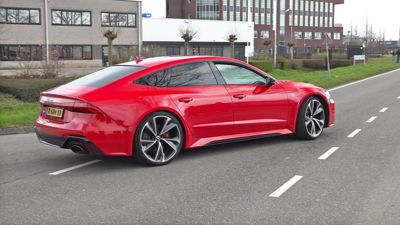 900HP Audi RS7 Sportback C8 - FAST Accelerations, Crackles, Revs ...