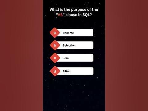 Use of "AS" keyword in SQL #learnsql #sqlfordataengineer #sqlquiz - YouTube