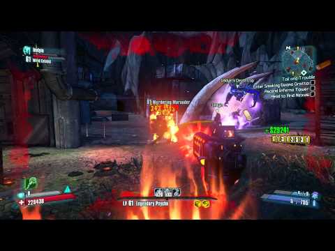 Borderlands 2: Psycho Fire Build - 2 - YouTube