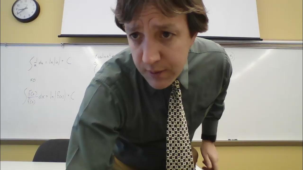 Calculus 7.1 - The Logarithm Defined as an Integral - YouTube