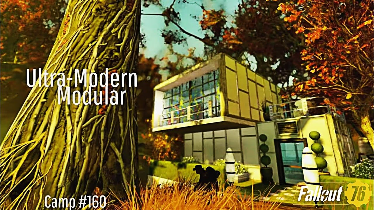Fallout 76 Camp Build | Ultra-Modern Modular | Clean // Unique // Sleek ...