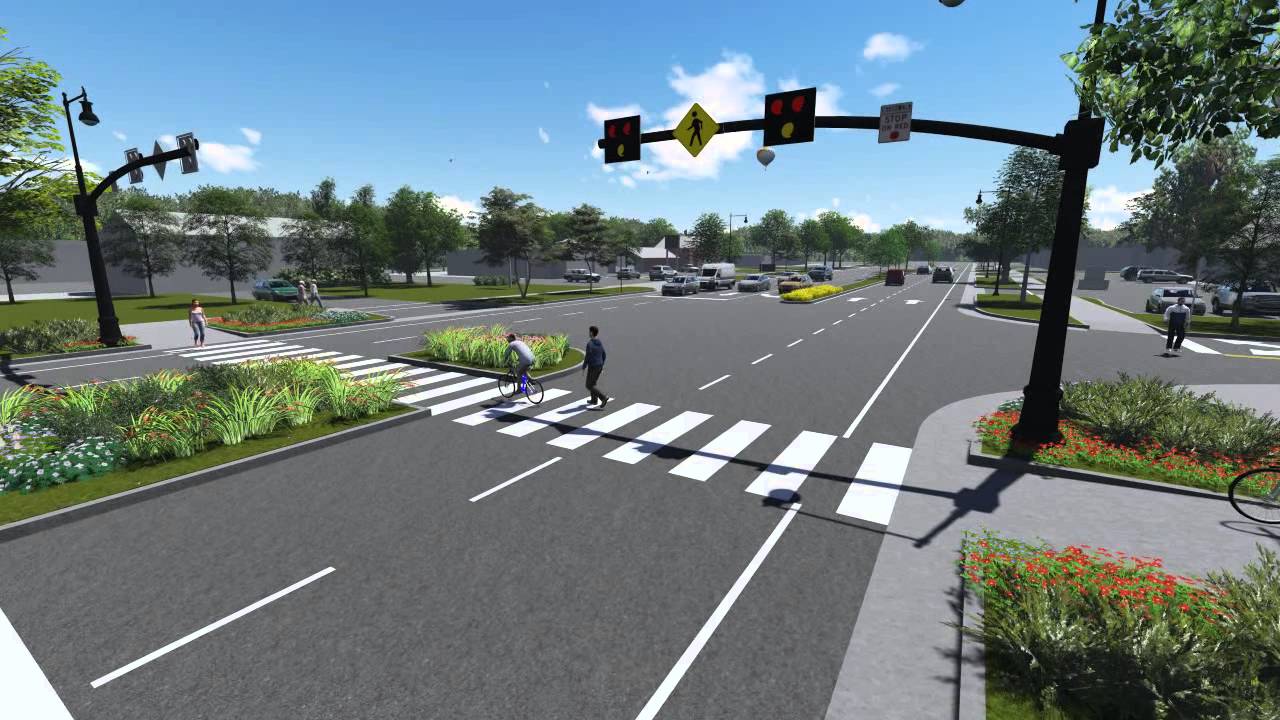 Pedestrian HAWK System Animation - YouTube