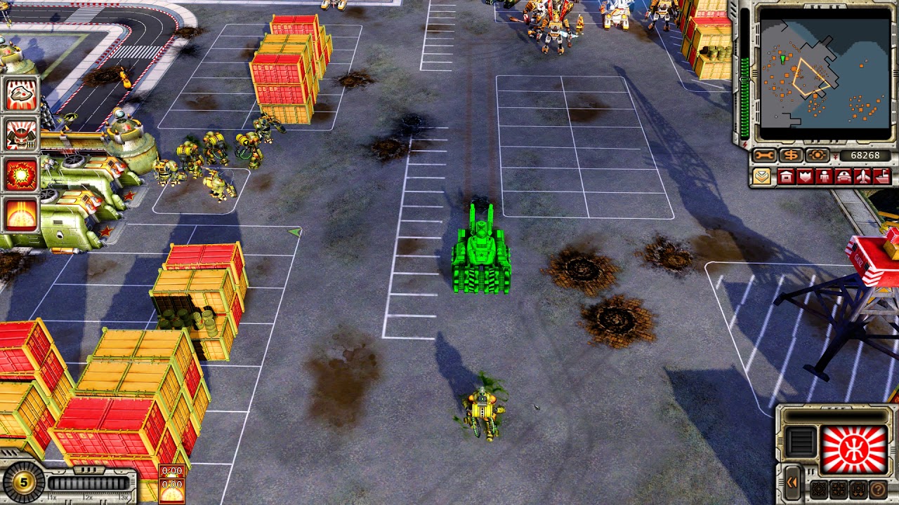 C&C Red Alert 3 Uprising Desolator Trooper vs Grinder - YouTube