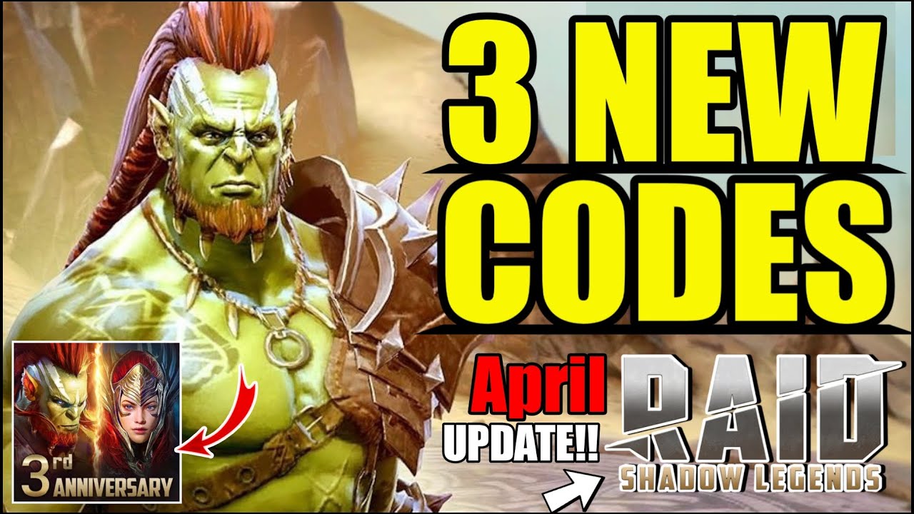 3 NEW RAID SHADOW LEGENDS PROMO CODES - APRIL 2022 NEW PROMO CODES ...