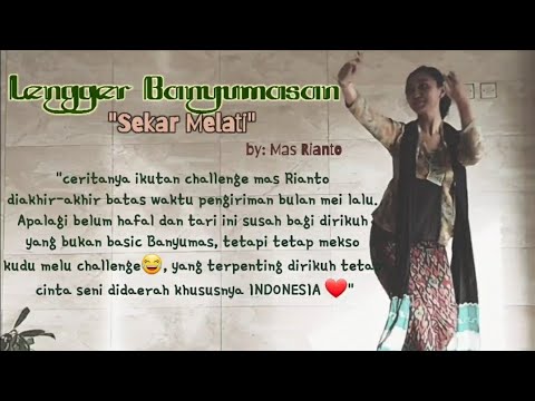 Lengger Banyumasan "Sekar Melati" by Kak Rianto - YouTube