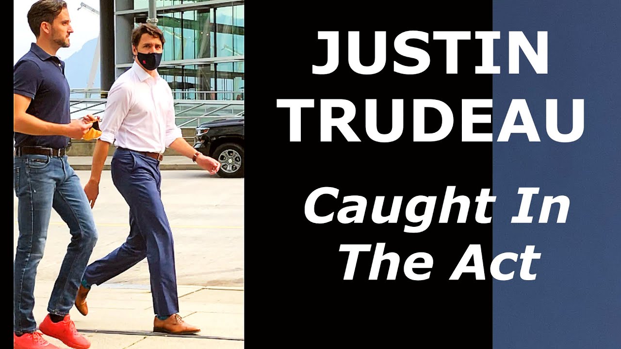Raw Footage: Canadian Prime Minister Justin Trudeau Waves at Camera ...