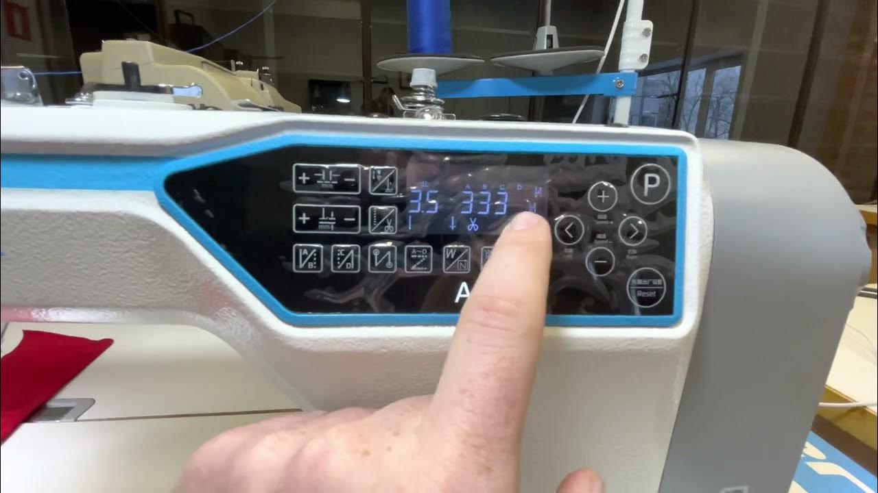 Промышленная швейная машина Jack A4-BC/A4FD/A4F - YouTube