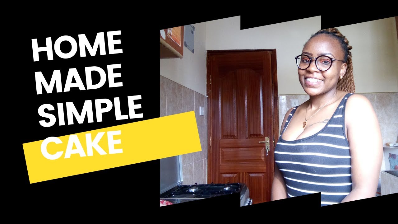 HOMEMADE BAKED CAKE SIMPLE RECIPE. - YouTube