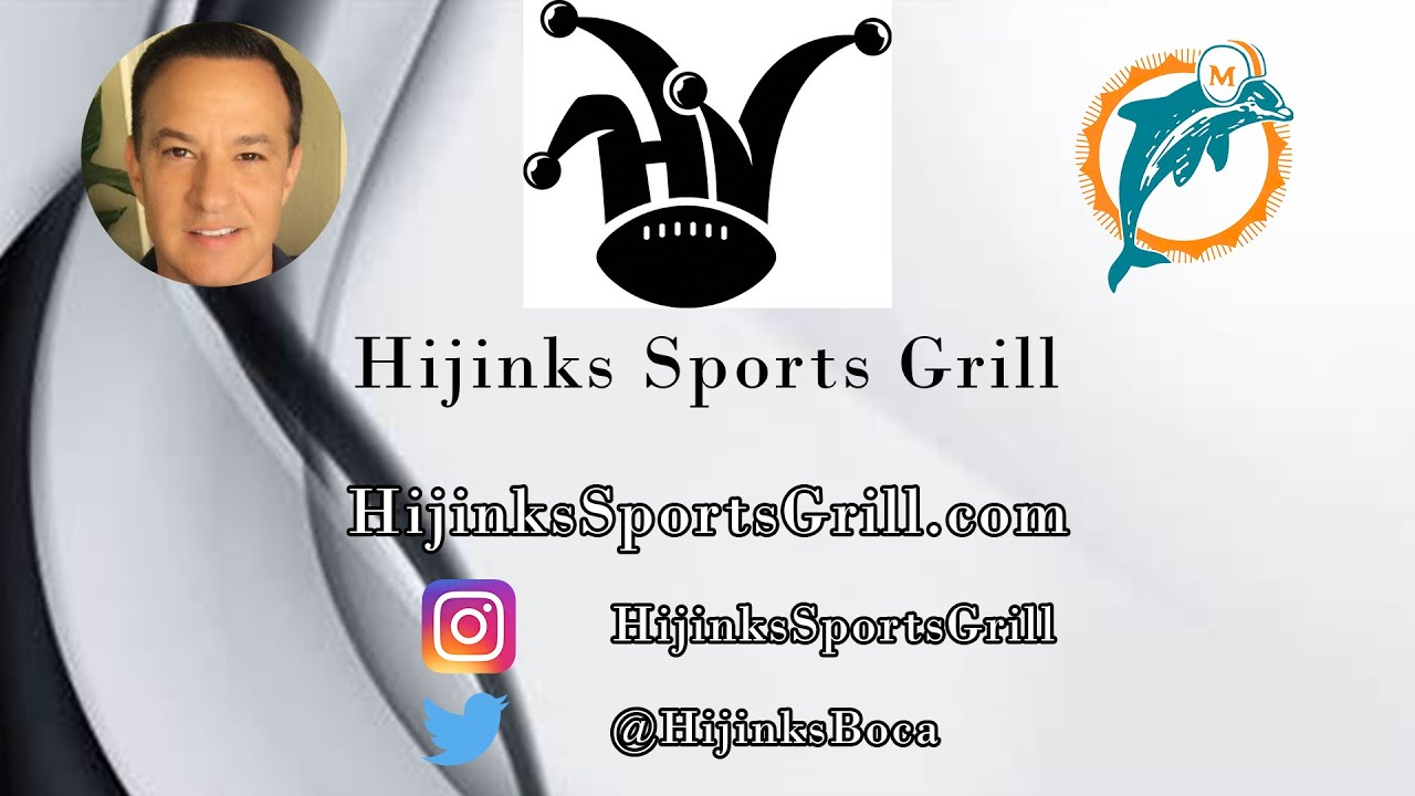 The Hijinks Sports Grill Miami Dolphins Report w/ Joe Schad 09 20 2022 ...