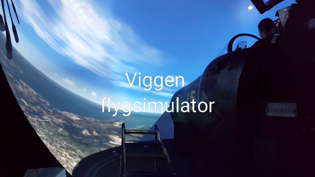 Flyga Viggen i flygsimulator - YouTube